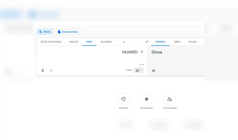 Google Translate: Coloca Huawei en la aplicación y extraño resultado ...
