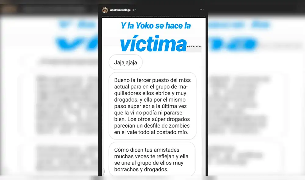 Yoko Chong, Miss Peru Ucayali: Acusada de drogarse y emborracharse con ...