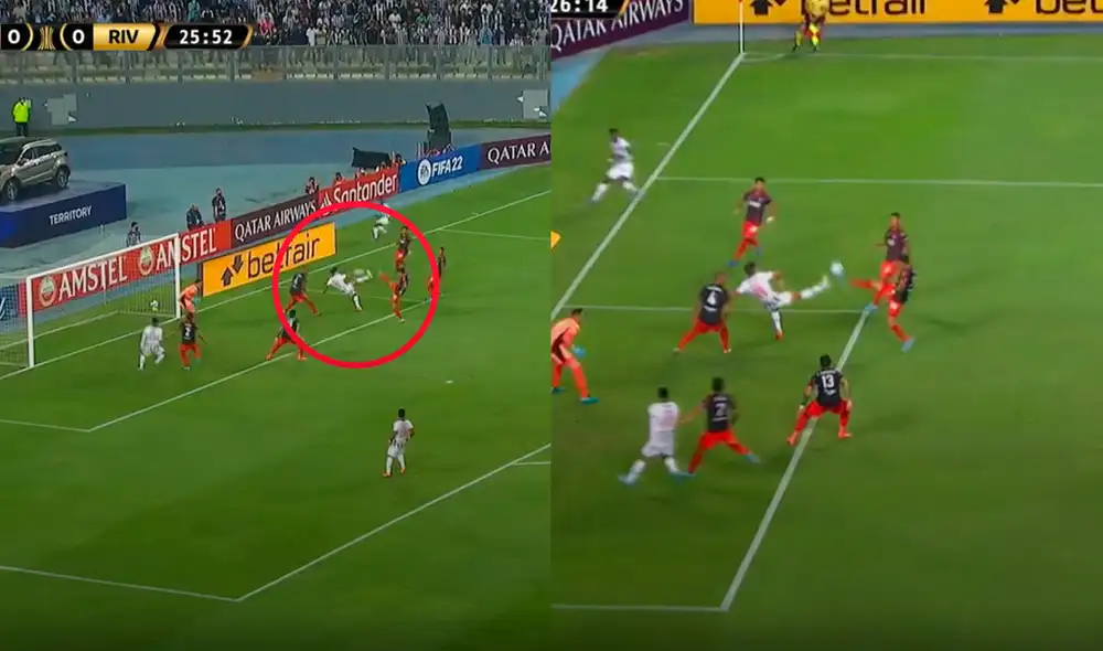 Alianza Lima vs. River Plate: Barcos ‘robó' un balón en área rival y ...