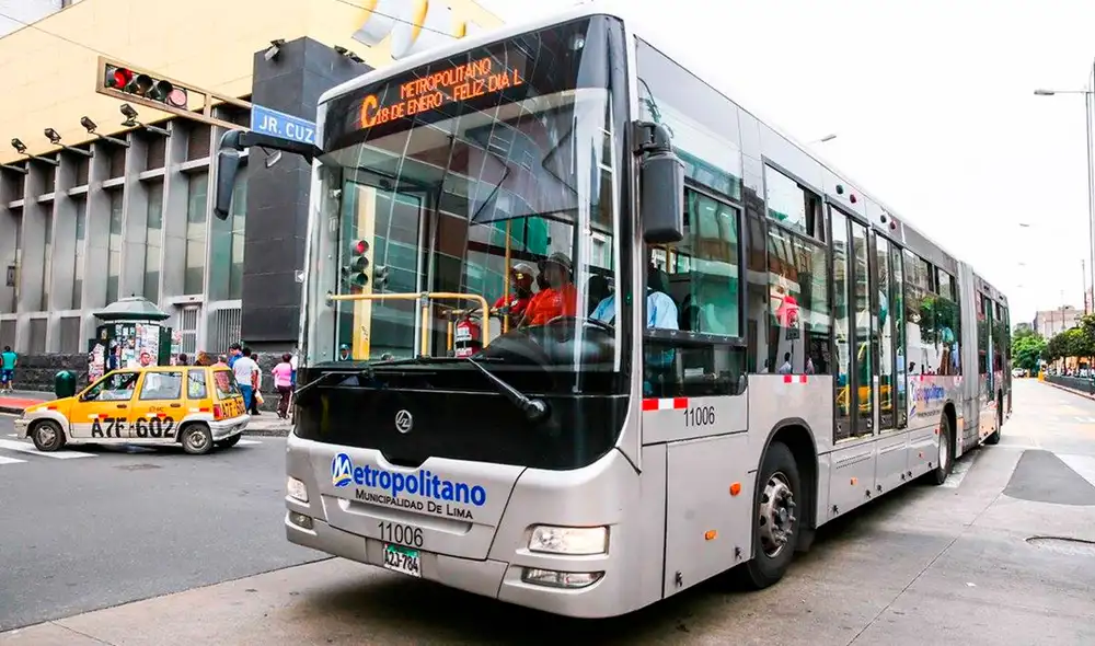 Horarios del Metropolitano por feriado 29 de junio: revisa las rutas y ...