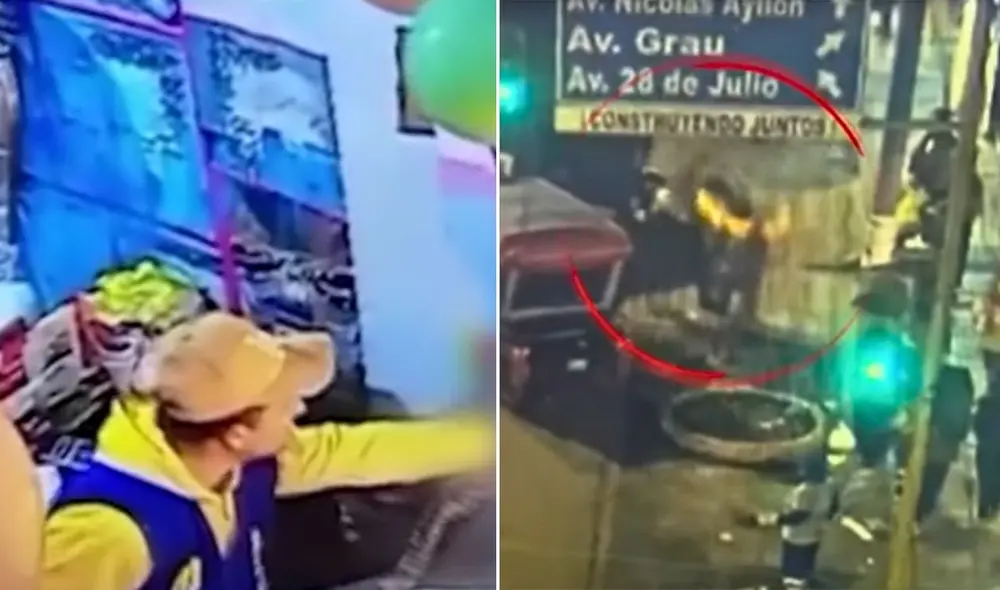 Sujeto agrede con cuchillo a su expareja y apuñala a serenos que la defendieron en El Agustino ...