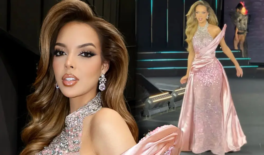 Flavia López, candidata peruana del Miss Grand International, sufre inesperado percance en ...