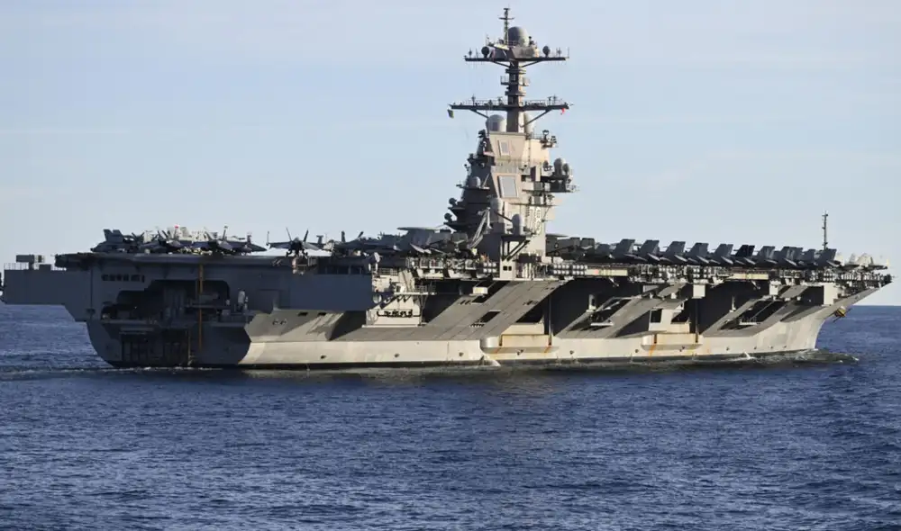 Estados Unidos despliega el USS Gerald R. Ford, el buque de guerra más ...