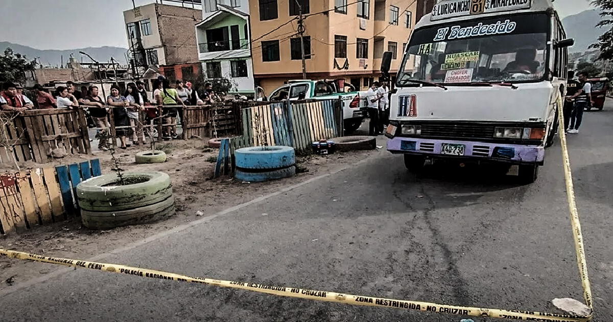 San Juan De Lurigancho Delincuentes Asesinan A Chofer En El Interior