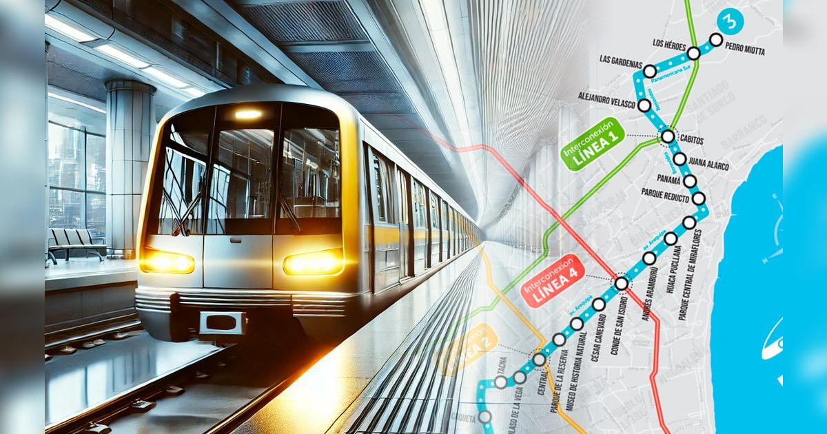ATU | Línea 3 del Metro de Lima: conoce las 8 estaciones subterráneas ...
