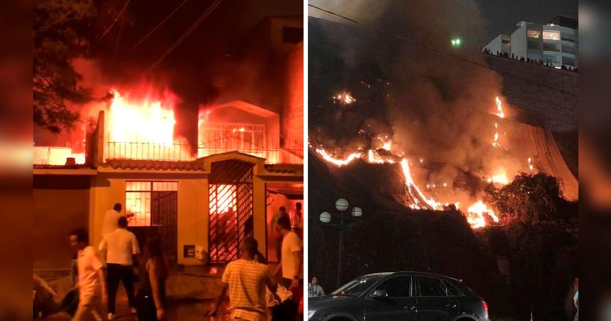 Dramático inicio de Año Nuevo: más de 60 incendios en Lima y Callao ...