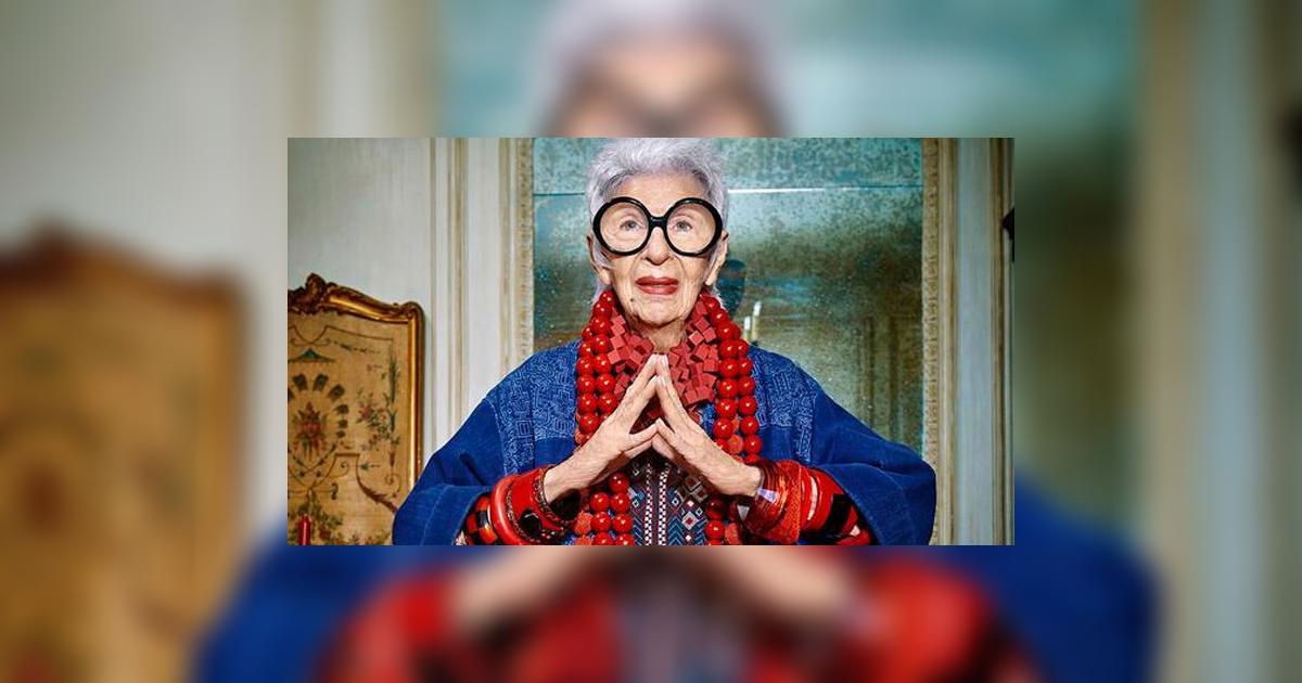 Modelo: ¡Histórico! El ícono de moda, Iris Apfel firma contrato de ...
