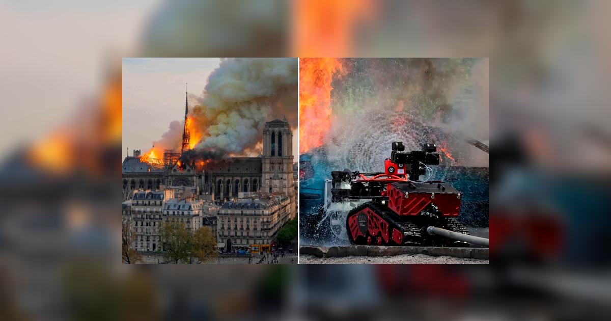 Notre Dame: conoce al robot 'Colossus' pieza clave que ayudó apagar el ...