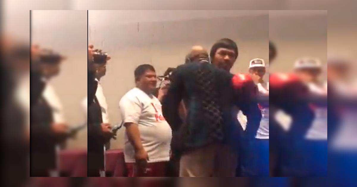 Pacquiao vs Broner EN VIVO: Floyd Mayweather visitó a Manny Pacquiao y le deseó suerte en su ...
