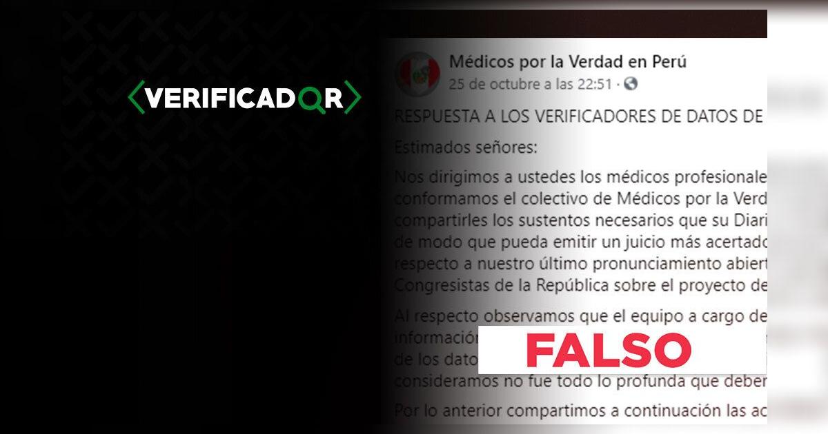 Las Falsas Afirmaciones De Médicos Por La Verdad Para Desacreditar