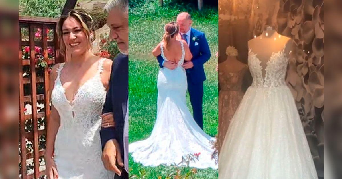 Tilsa Lozano boda: así fue el glamuroso vestido de novia que lució en ...