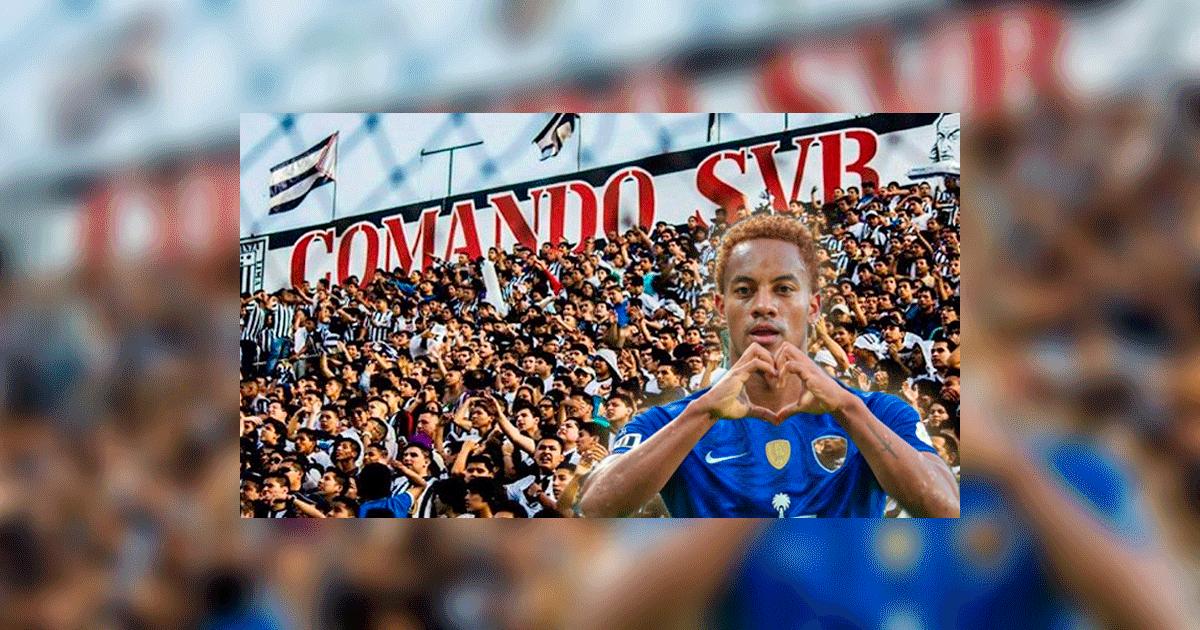 Aniversario Comando Sur: André carrillo saluda a barra de Alianza Lima ...