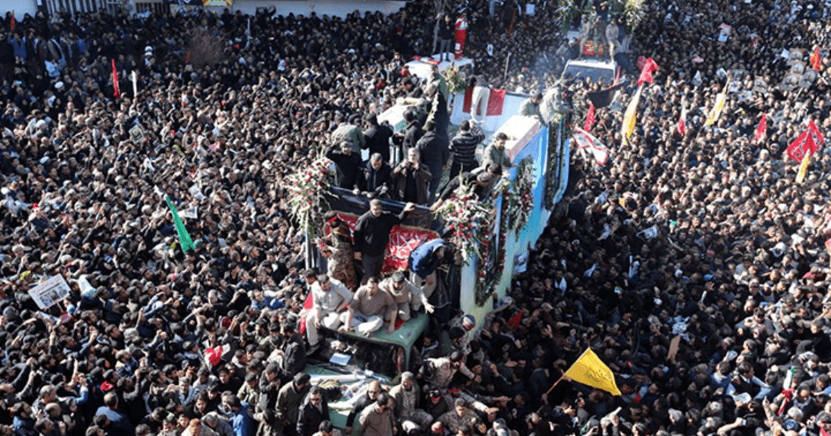 Funeral Qasem Soleimani Irán Estampida Deja Al Menos 35 Muertos