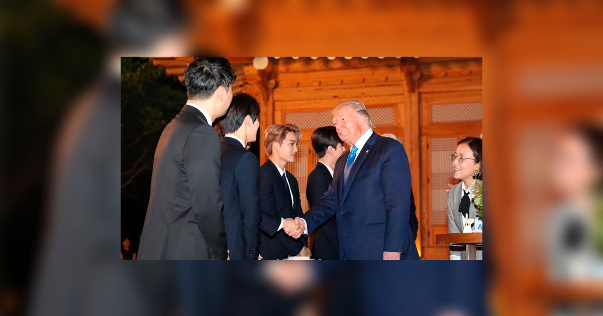 EXO y Donald Trump se conocen por primera vez en casa presidencial ...