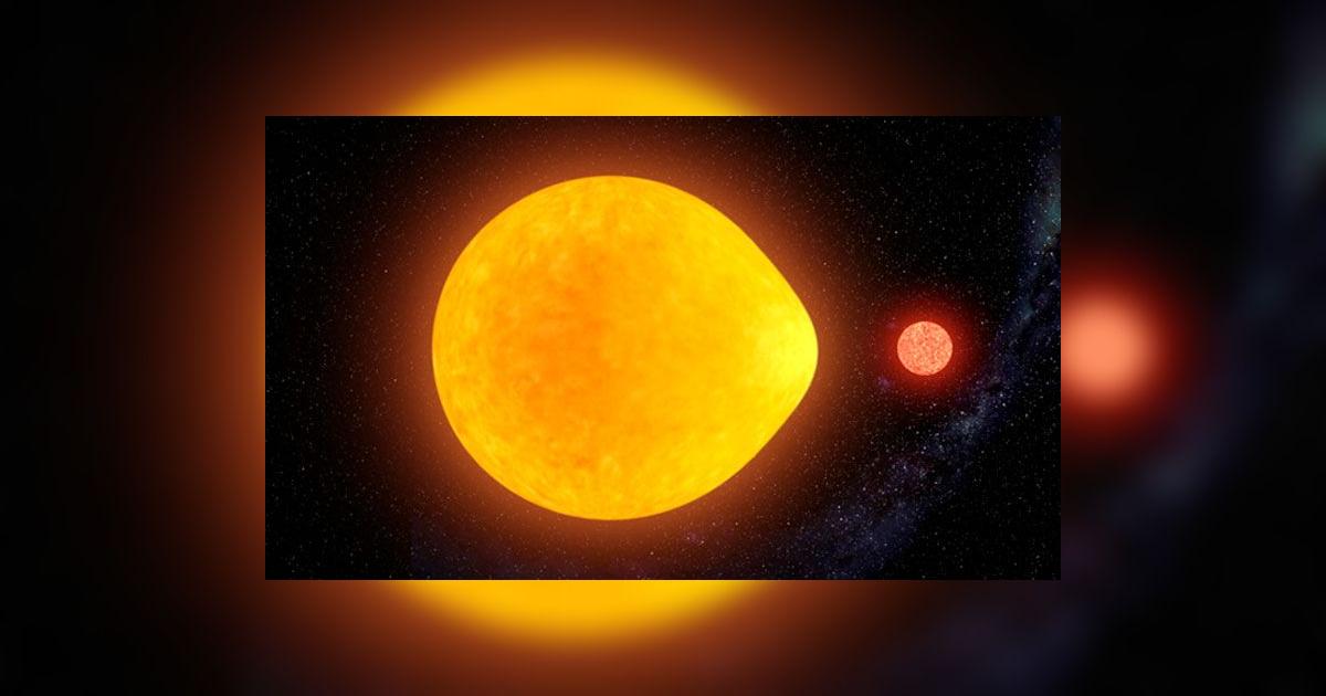 NASA descubre nuevo tipo de estrella: está deformada "como una lágrima ...