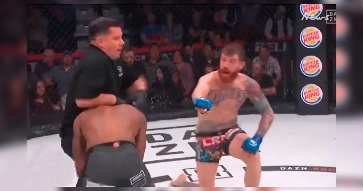 YouTube Video: Luchador de MMA se sale de control y ataca al réferi ...