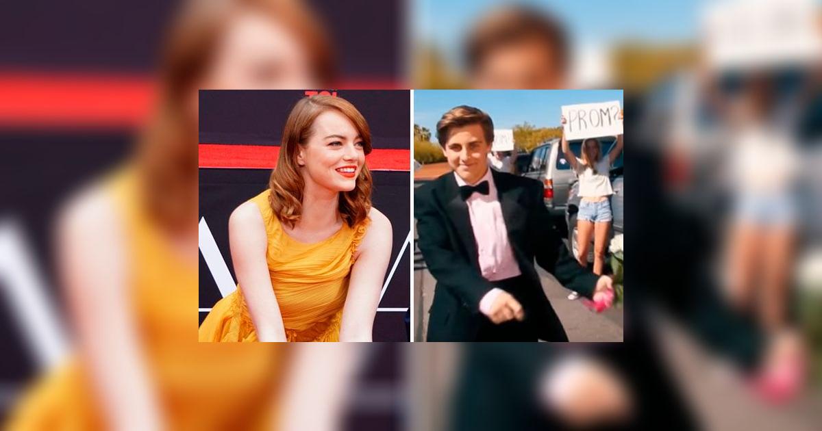 Twitter: Emma Stone sorprende con un detalle al joven que le invitó a ...