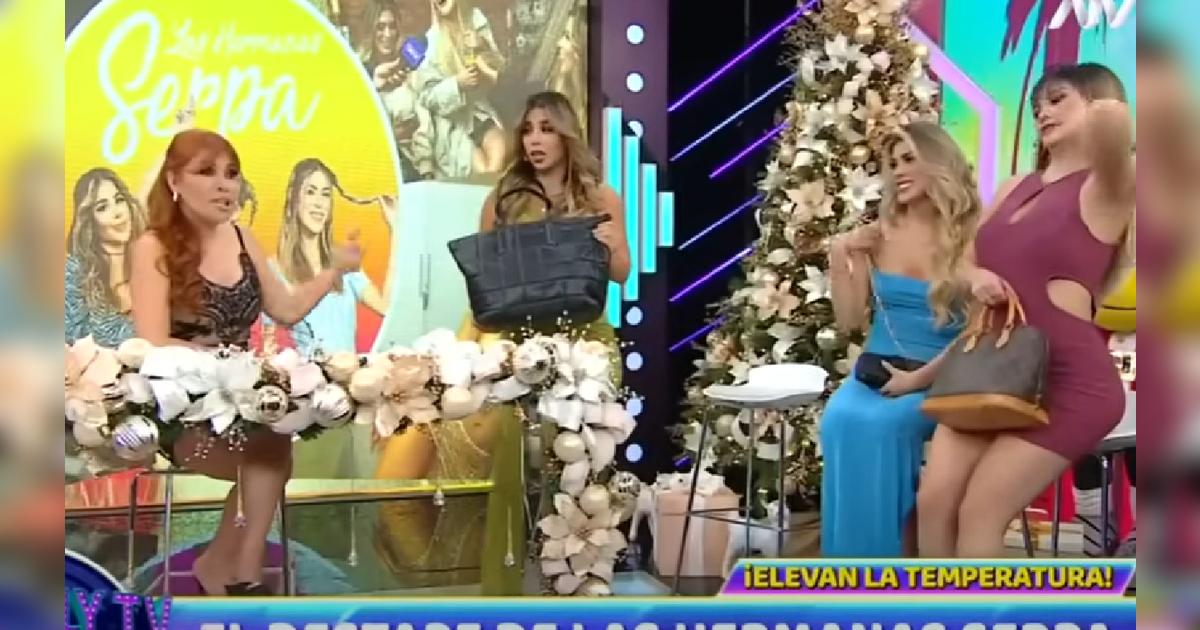 Magaly Medina delata a las hermanas Serpa tras mostrar carteras bambas ...