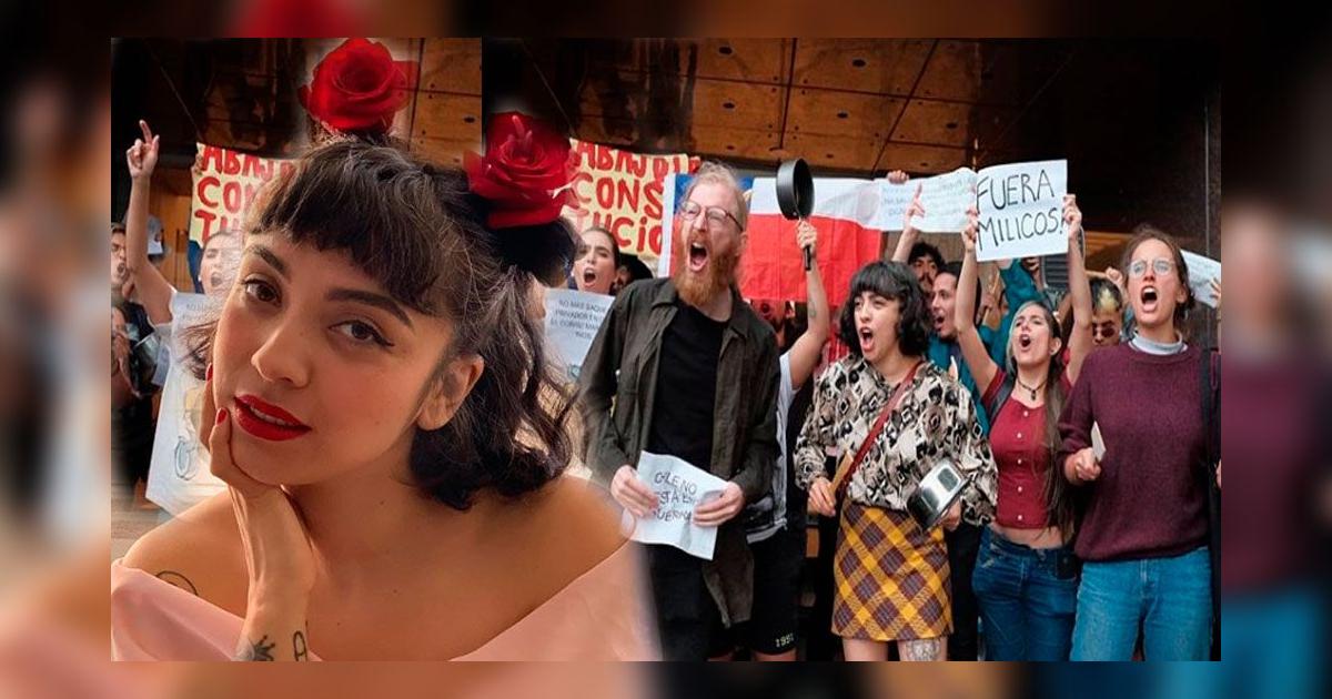 Mon Laferte llegó a Chile para unirse a protestas y enfrentar a ...