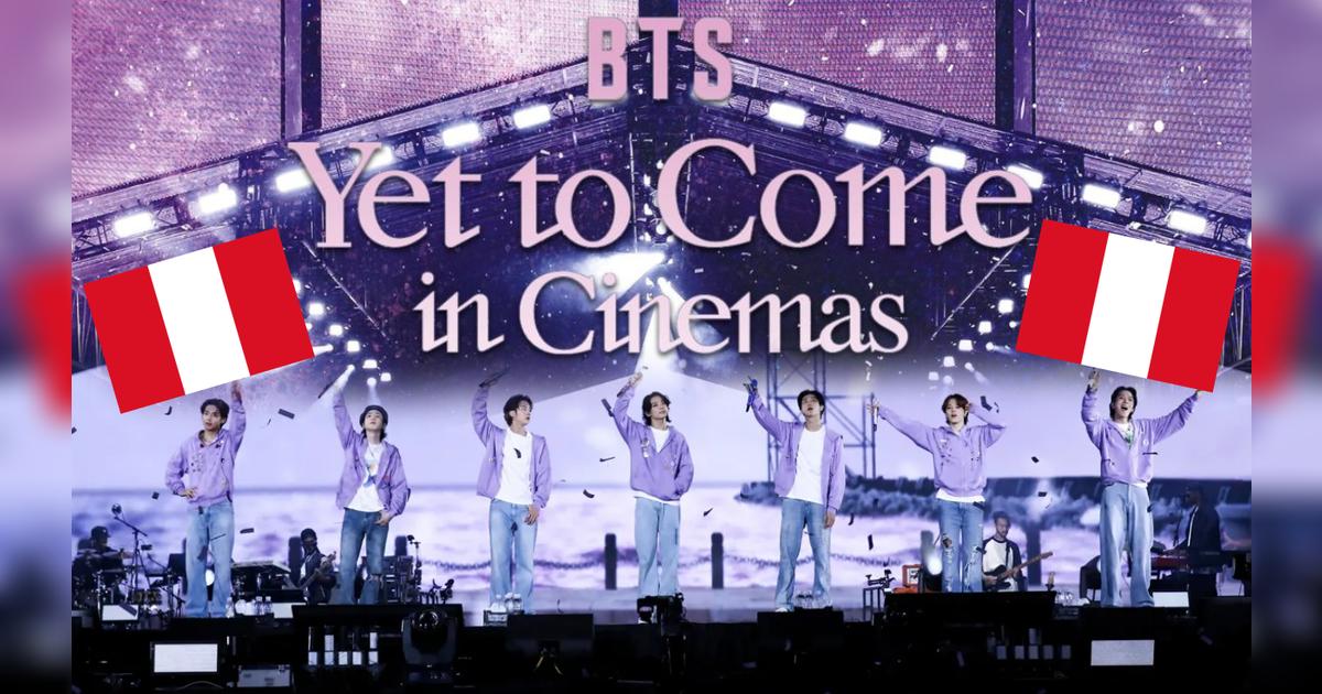 BTS, Yet to come in cinemas en Perú: cines, fecha de estreno, preventa y horarios para ver la ...