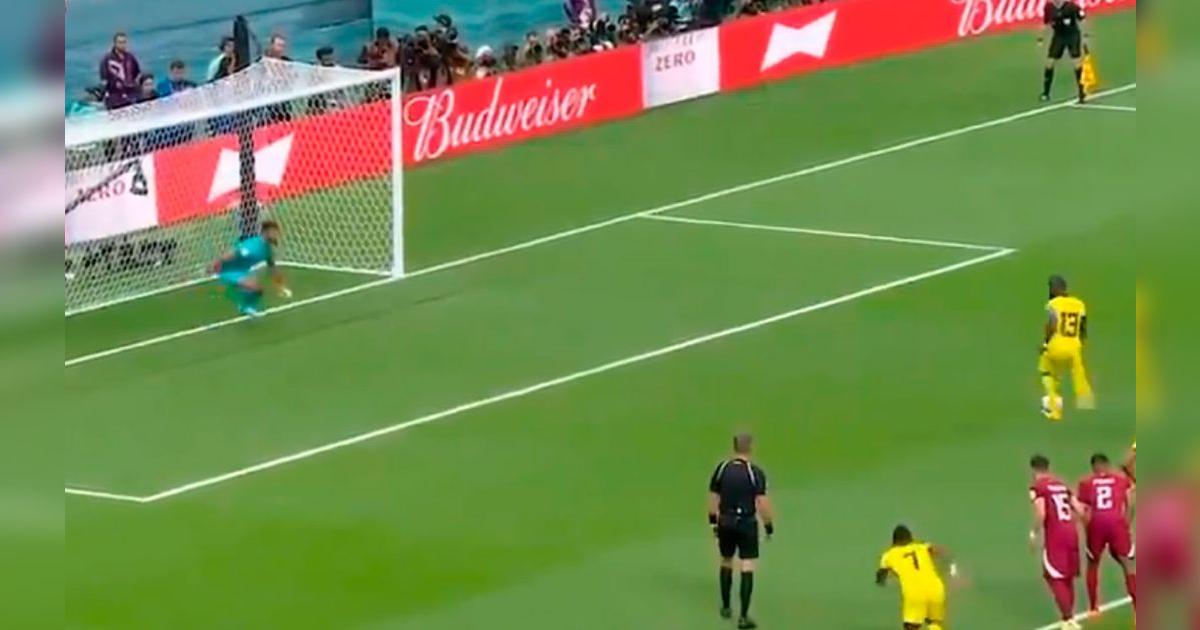 Gol de Enner Valencia | Ecuador vs Qatar | Enner Valencia marcó el ...