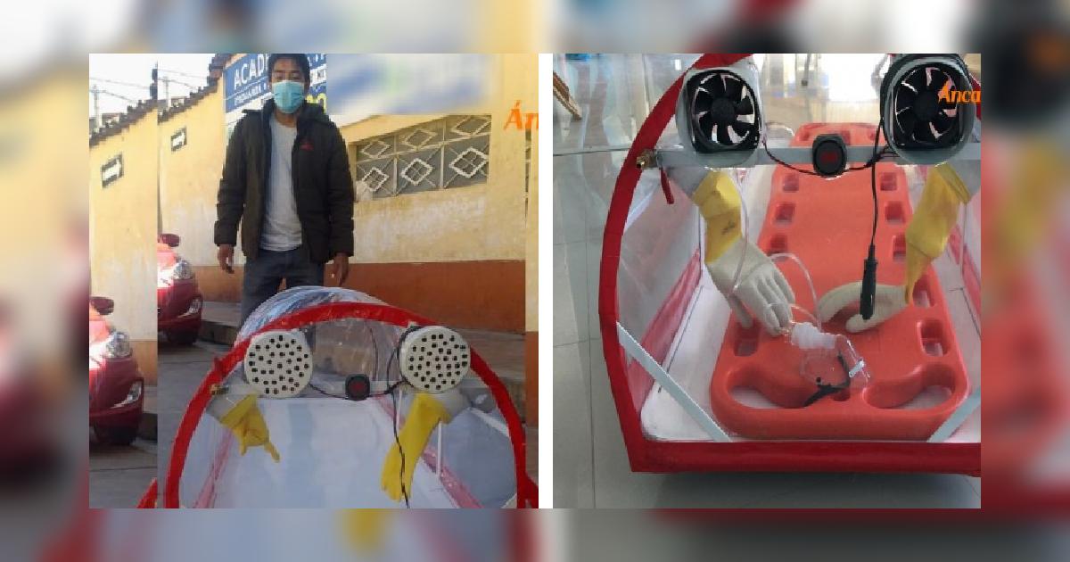 Huaraz: joven crea cápsula de aislamiento para paciente COVID-19 ...
