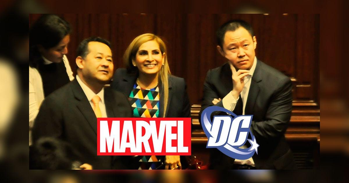 Kenji Fujimori y otros congresistas aparecen como personajes de Marvel ...
