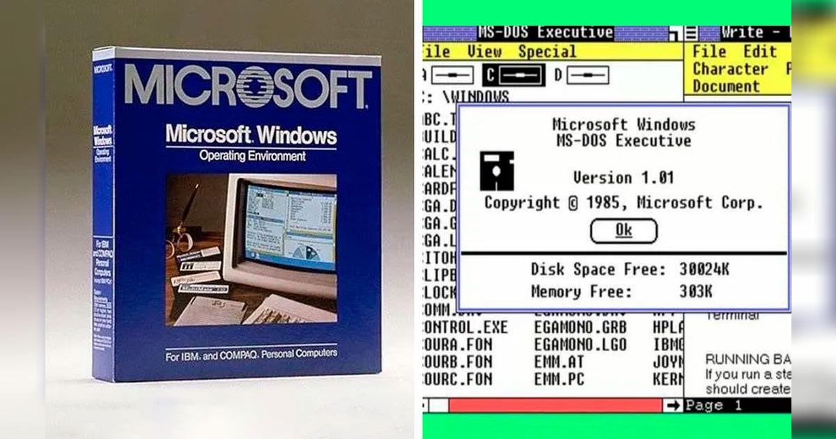 Windows 1.0 tiene 35 años: así era la primera versión del sistema ...