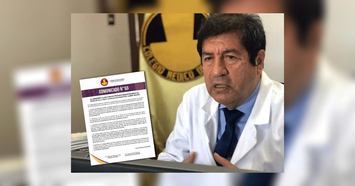CMP anuncia su retiro del comité de expertos del Minsa ante golpe de ...