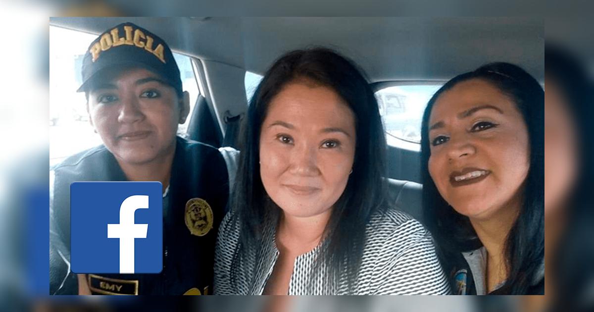 Facebook: analizan selfie de Keiko sonriendo y revelan que imagen sería ...