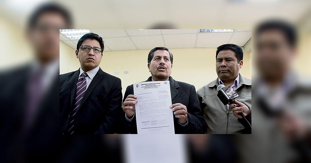 Cusco: Comisión de Ética del Consejo citará a gobernador Edwin Licona ...