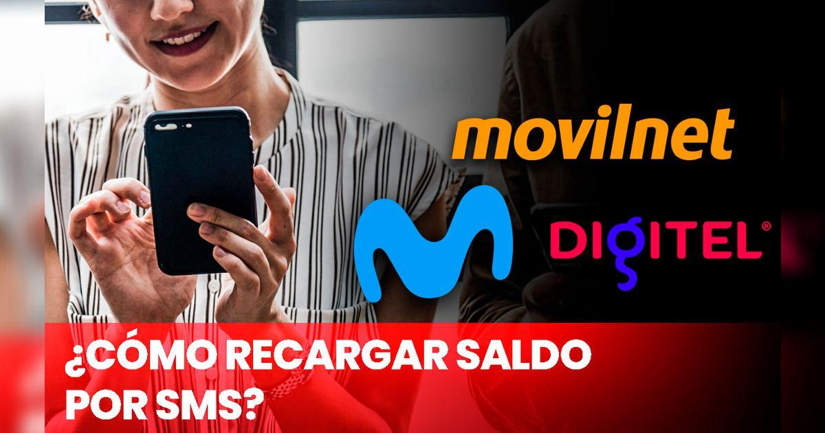 ¿Cómo recargar saldo por mensaje desde el Banco de Venezuela? | SMS | Digitel | Movilnet ...