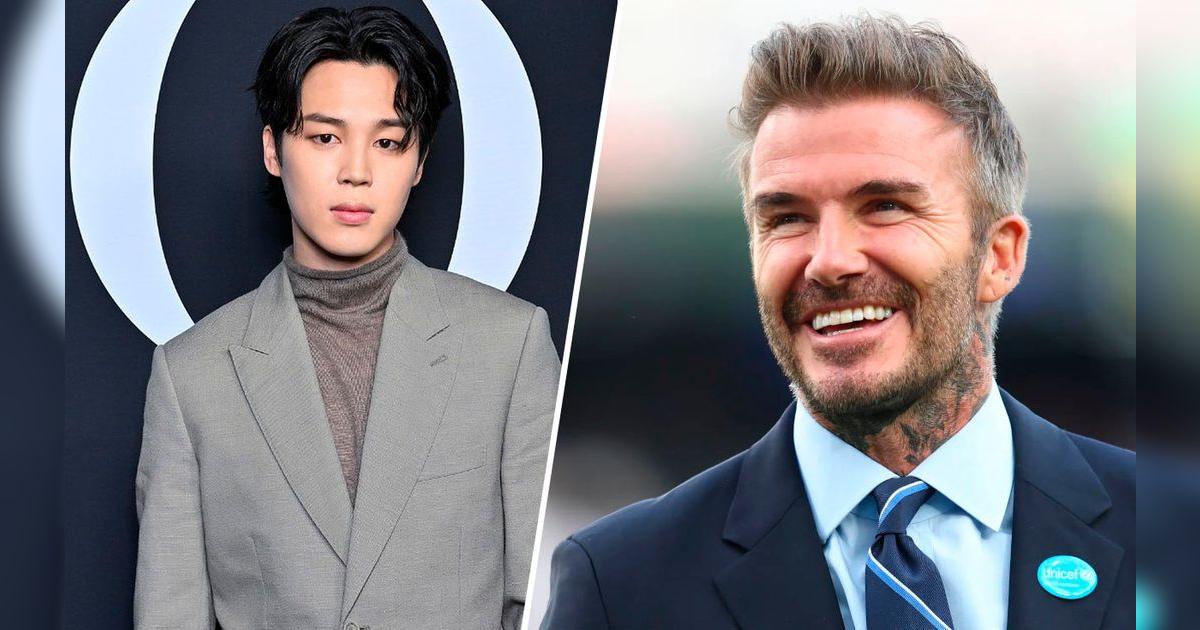 BTS: Jimin y David Beckham lucen juntos en el Dior Fashion Show y fans ...