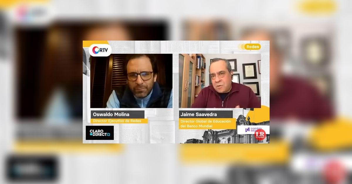 Javier Saavedra: “El regreso a las escuelas va a atener que ser ...