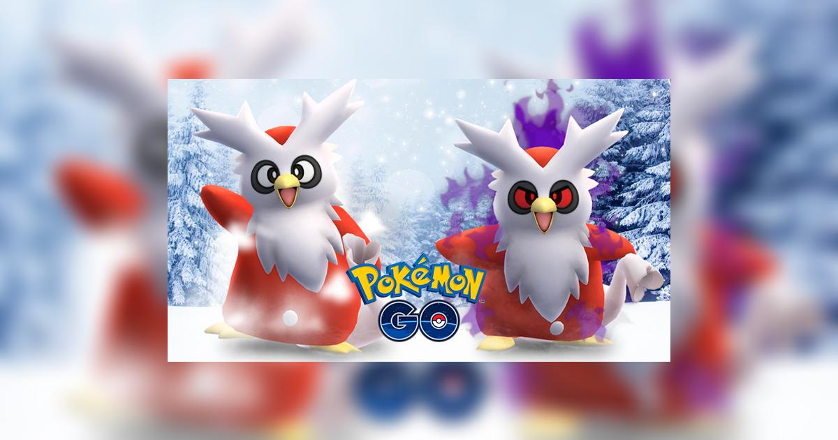 Pokémon GO evento de navidad | delibird pokemon oscuro shiny como vencerlo en incursiones y con ...