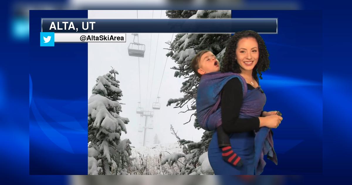 Facebook: presentadora de TV narró el clima con su bebé | VIDEO | Susie ...