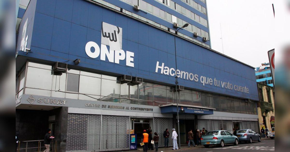 ONPE habilita portal en línea para presentar ingresos y gastos de ...