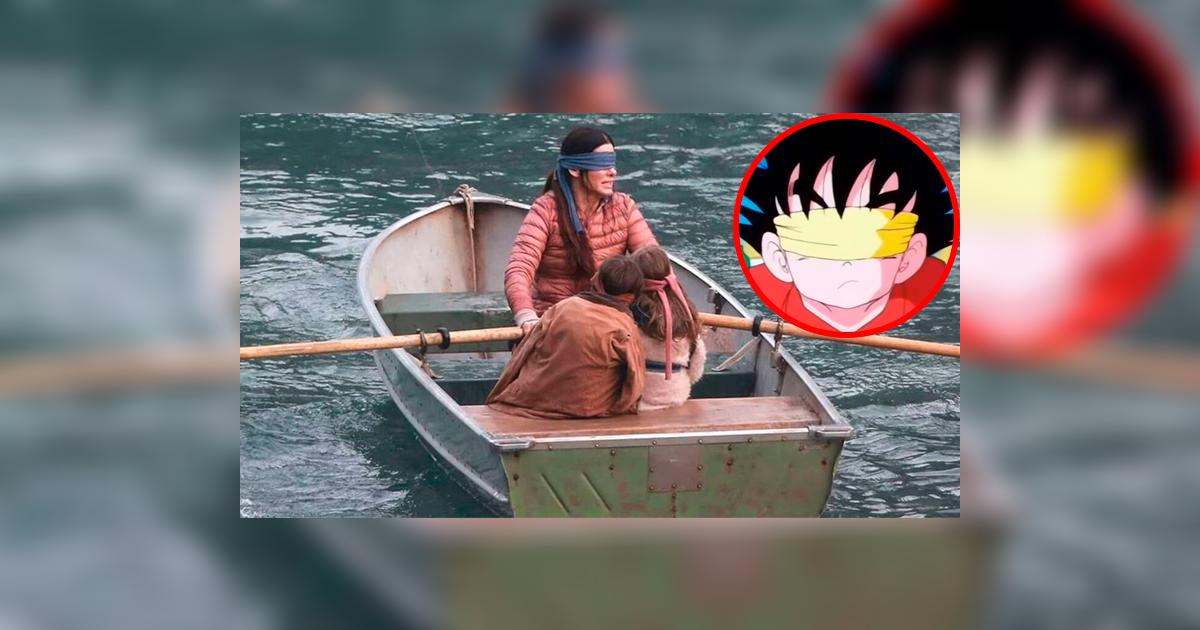 Gokú realiza el ‘Bird Box Challenger’ y el resultado se vuelve viral en ...