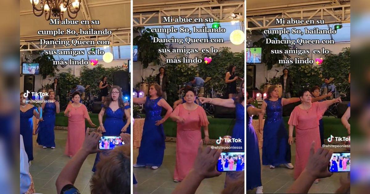 TikTok viral: Señora cumple 80 años y lo celebra bailando coreografía ...