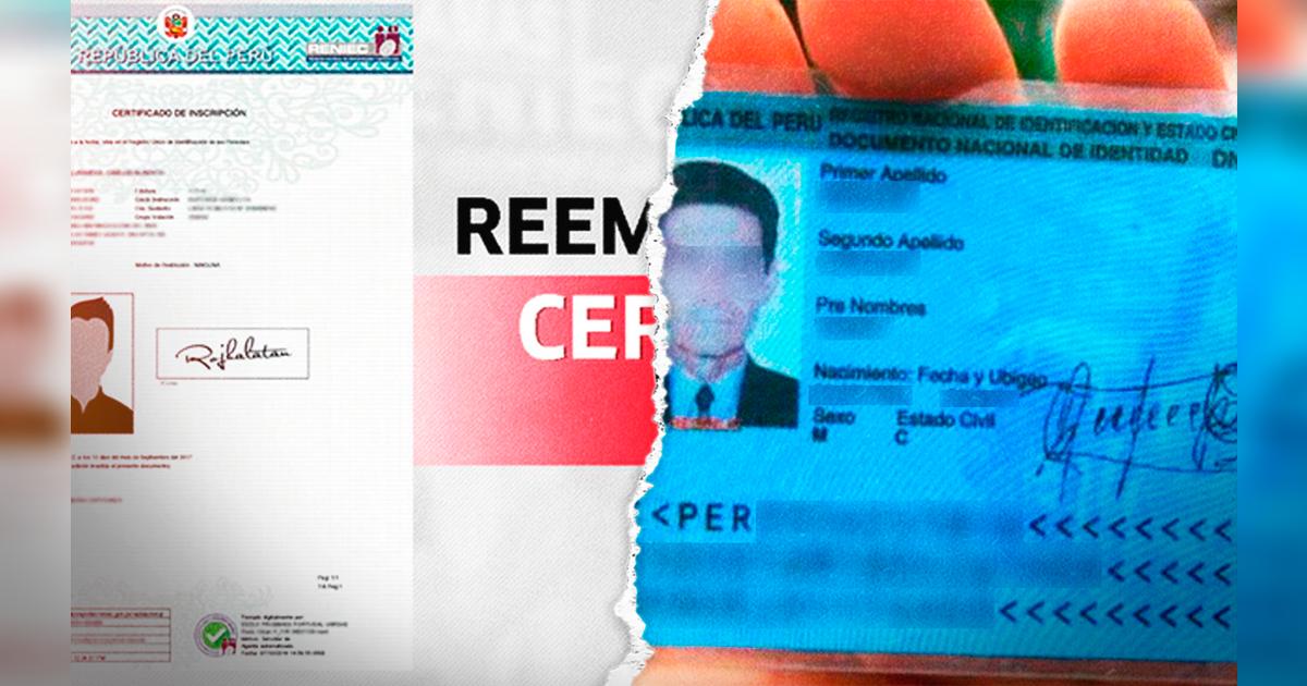 Reniec C4 trámite en línea gratis: formato, certificado de inscripción, cómo tramitar en la www ...