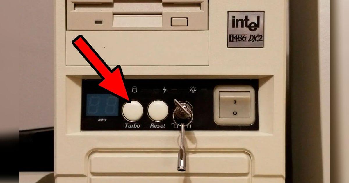 ¿Para qué servía el botón ‘Turbo’ que muchas PC’s tenían en la década ...