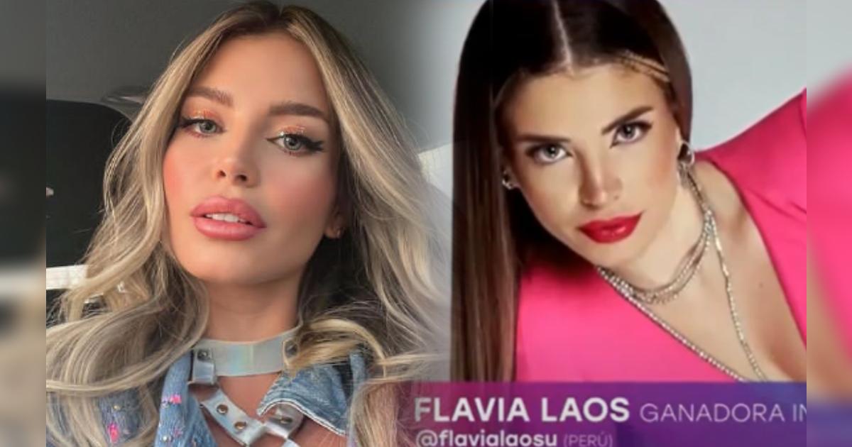 Flavia Laos ganó como la influencer latina del año en los People’s ...