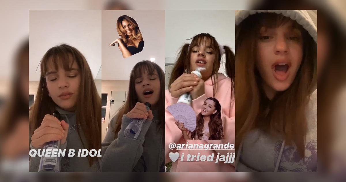 Rosalía en Instagram sorprende imitando voces de Ariana Grande, Dua ...