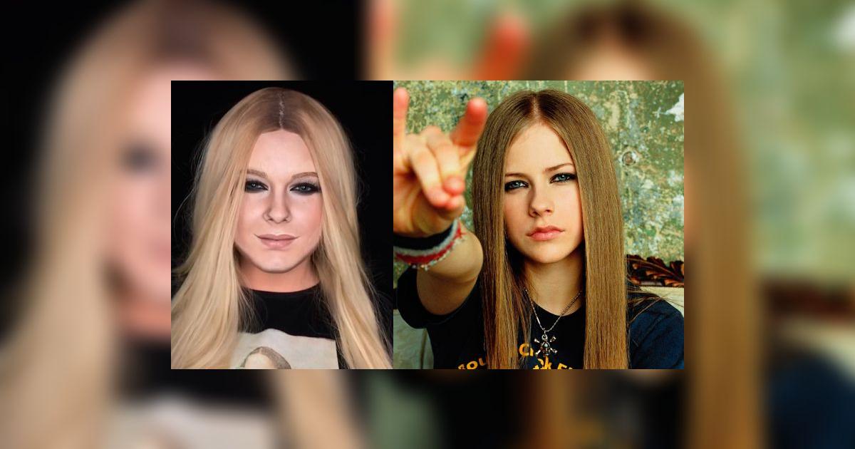 Facebook viral: Joven quiso parecerse a Avril Lavigne, se echa ...