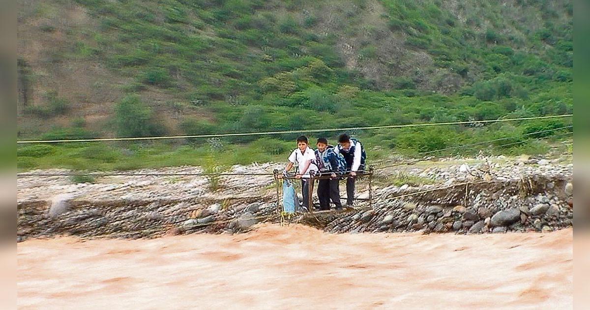 En la comunidad de Sillco, la vida pende de un cable [VIDEO] | Sociedad ...