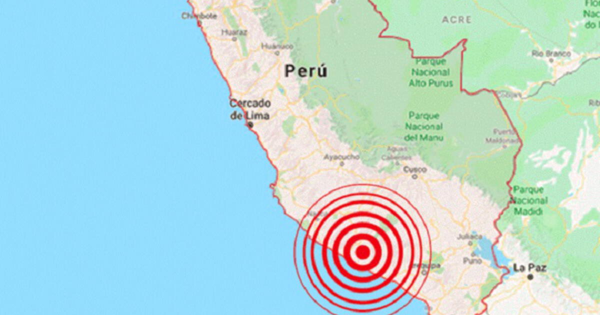Igp Sismo De Magnitud 3 8 Se Registró Esta Tarde En Arequipa Temblor