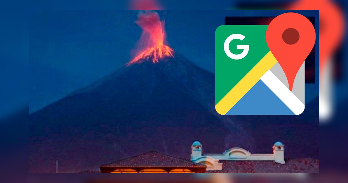 Google Maps: Fotos revelan cómo era el 'Volcán de Fuego' antes de ...