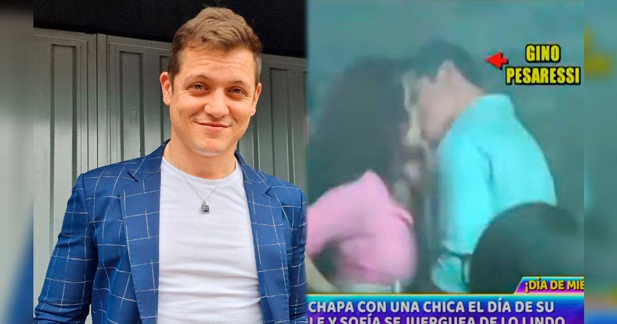 Gino Pesaressi es captado dando apasionado beso a joven en su cumpleaños | Mariana Vértiz ...