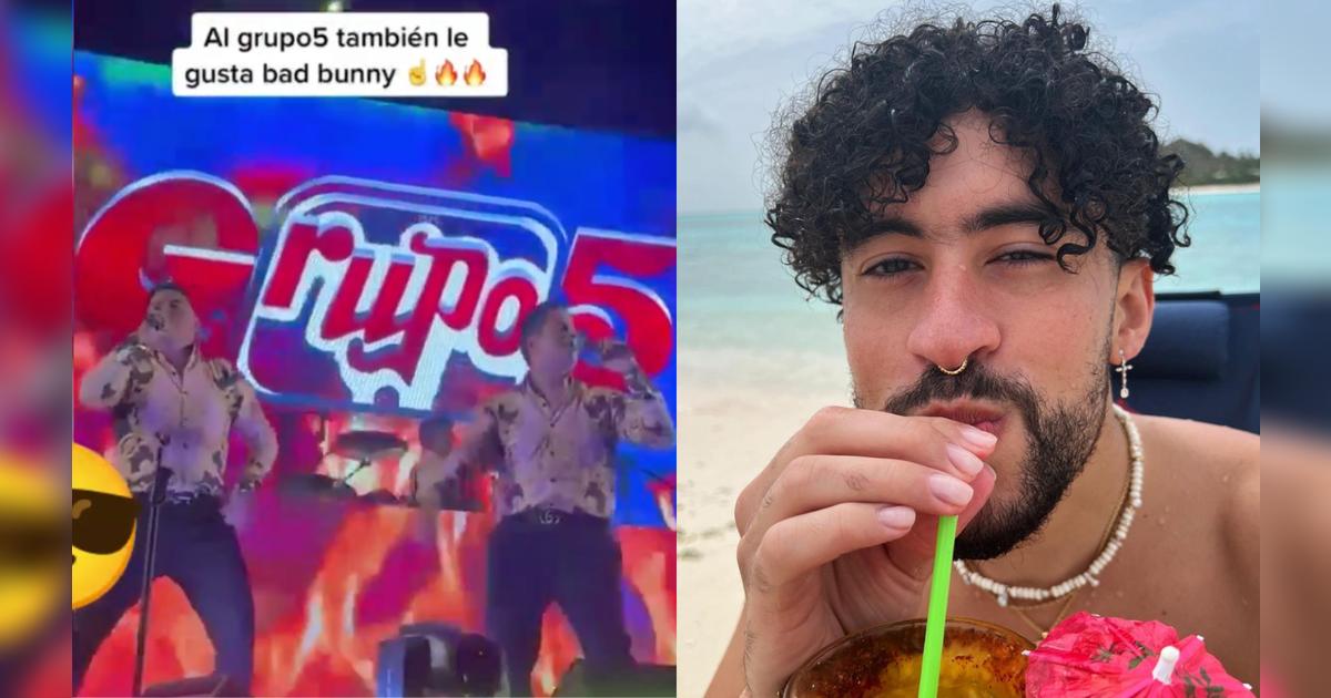 Grupo 5 toca el tema “Después de la playa” de Bad Bunny y emociona a ...