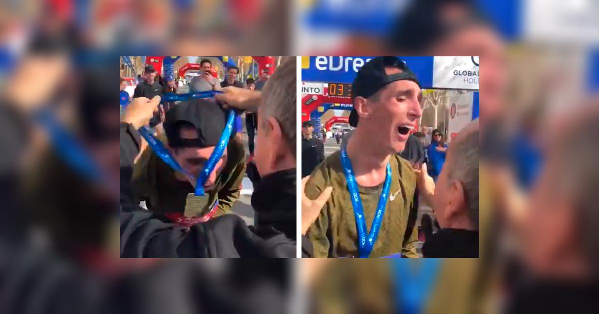 Twitter: hombre con parálisis cerebral logra terminar una maratón y ...